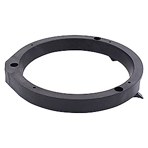 XtremeAmazing Car Front Rear Stereo Door Speaker Adapter Mounting Plates 6.5/6.75 Inch Spacer Rings Bracket with Harness Set of 2