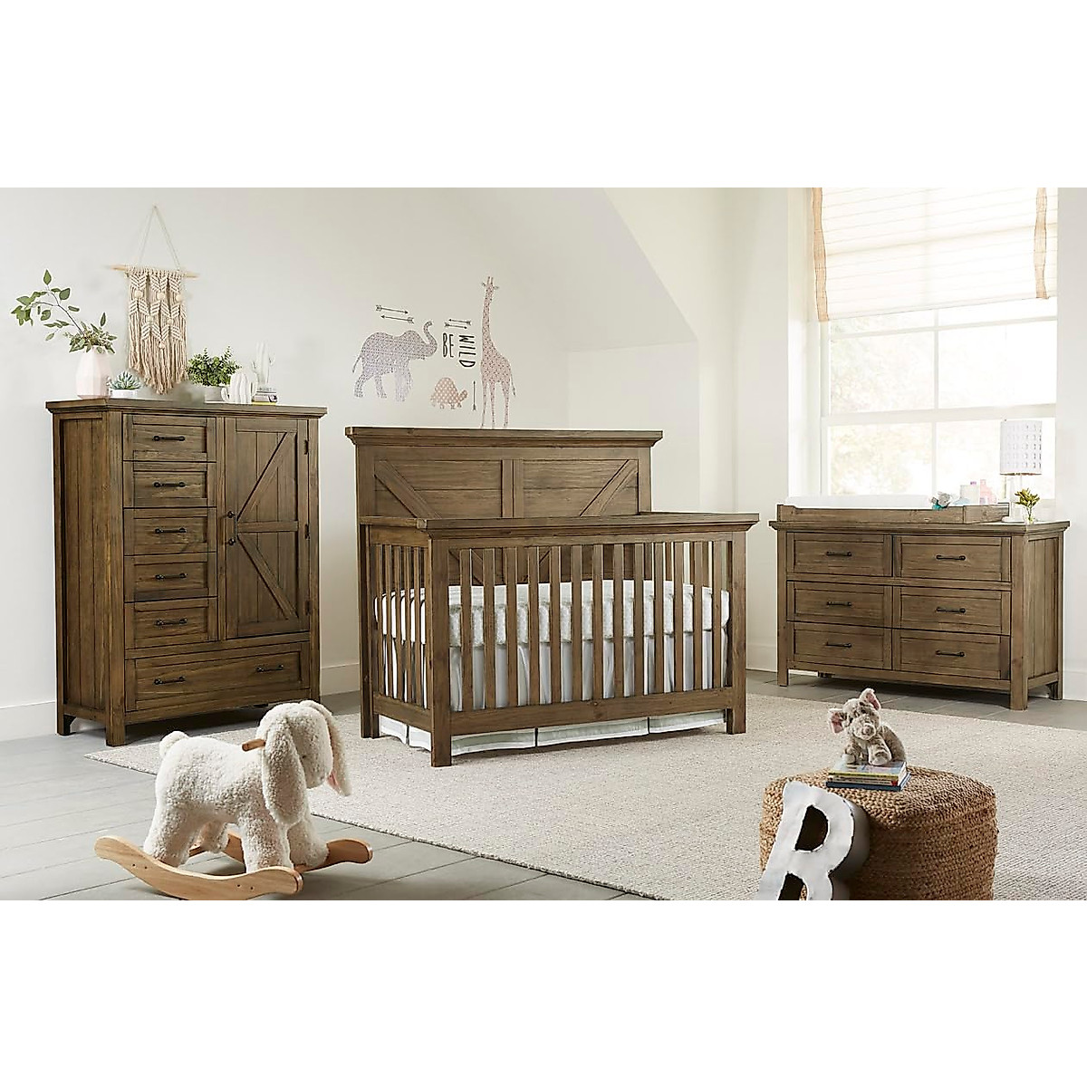 Westwood Design Westfield 5 Drawer Chest Harvest Brown