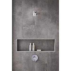 GROHE 19595001 Bauloop Pressure Balance Valve Trim with Cartridge, Starlight Chrome