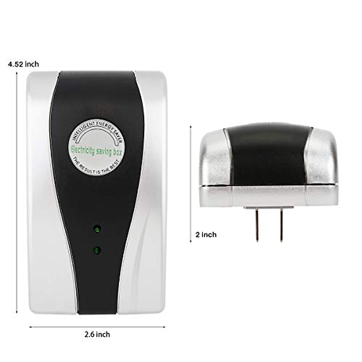 2 Pack Power Energy Saver Power Factor Saver Device Electricity Saving Box Power Saving Box Electricity Reducer, 28KW House Electric Bill Killer Voltage Stabilizer Energy Power Saving Device