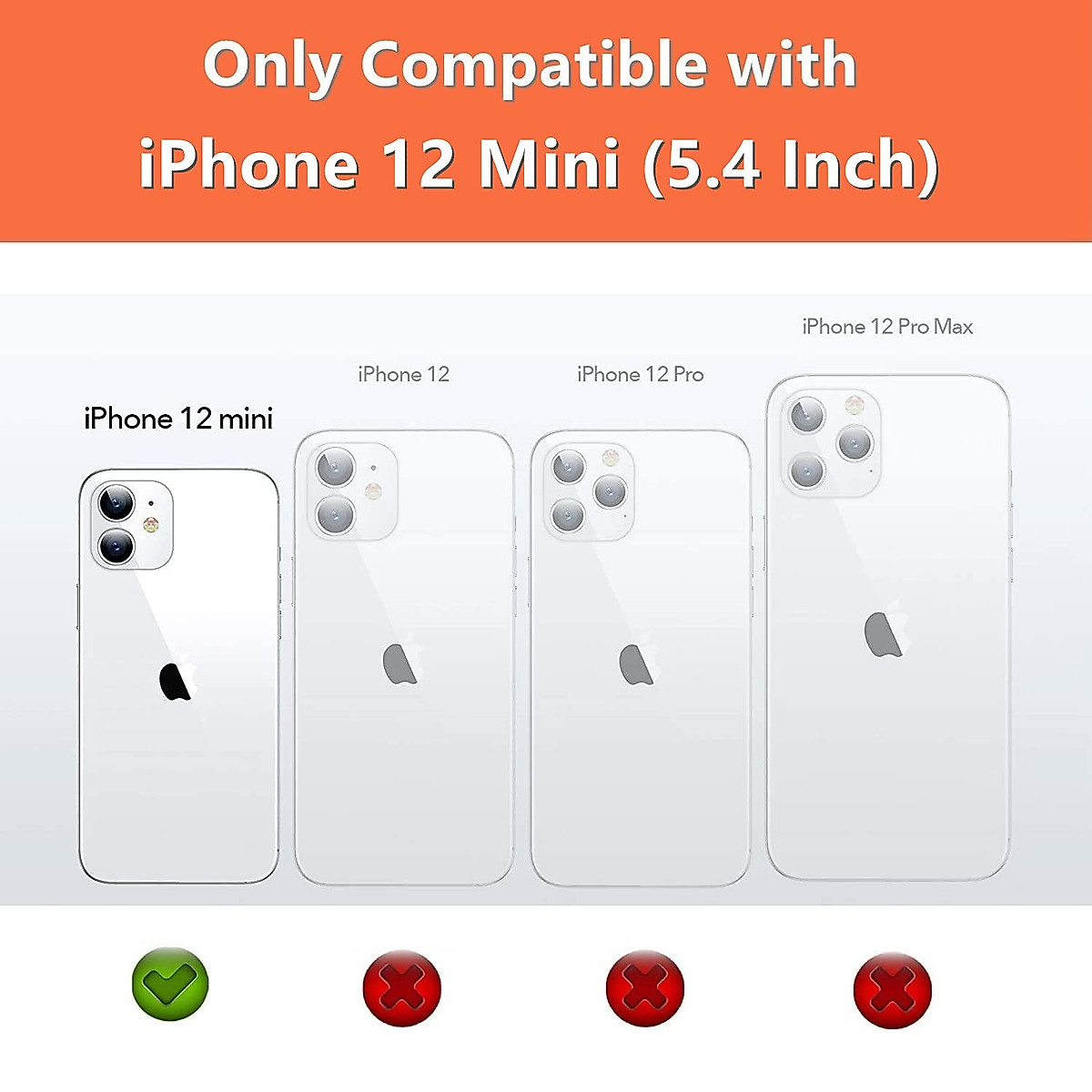 iCoverCase for iPhone 12 Mini Wallet Case for Women, iPhone 12 Mini Case with Card Holder and Wrist Strap, RFID Blocking Embossed Leather Kickstand Shockproof Case 5.4 Inch (Heart Blue)