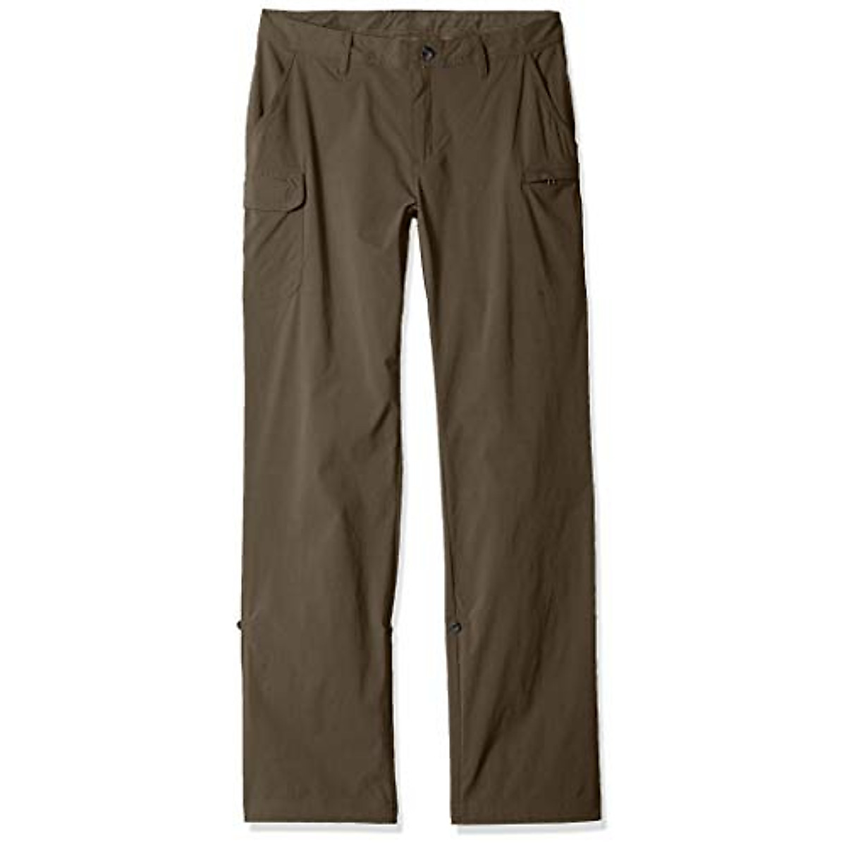 Solstice Apparel Women's Stretch Roll Up Pant, Bark, 14