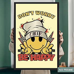 Retro Wall Art for Room Aesthetic, Cute Posters, Cute Wall Decor, Retro Wall Decor, 70 Room Decor, Retro Poster for Kitchen, Bedroom, Dorm Room, Apartment (Unframed)