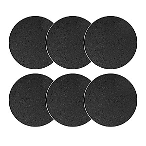 HQRP 6-Pack Charcoal Filters for Compost Bucket 6.7 Inch Round Compost Bin Filter for Kitchen Countertop Pail