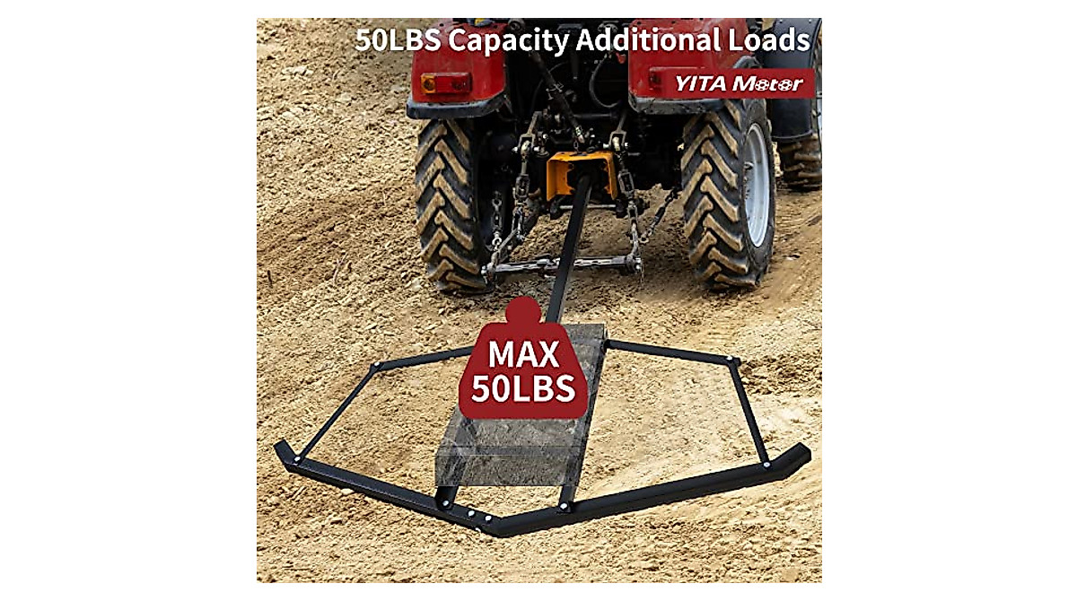 YITAMOTOR 72" Driveway Drag Grader for ATV, UTV & Tractors