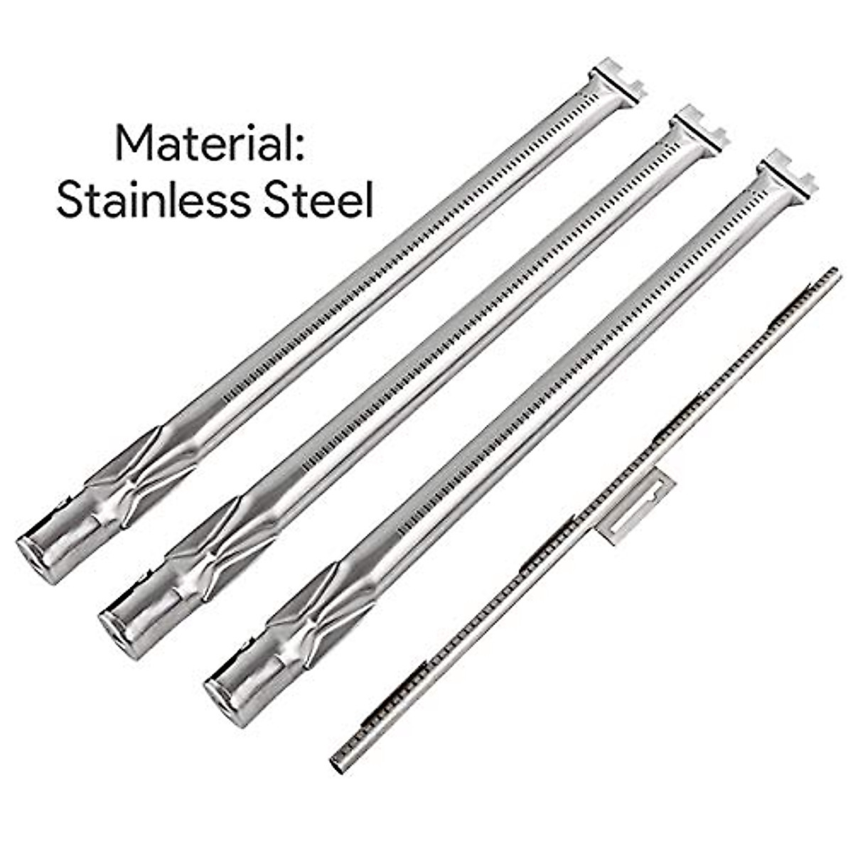 69787 18'' Burner Tube Replacement Parts for Weber Spirit II 300 & Spirit 300 Series, Spirit E310 S310 E320 S320 E330 S330 SP330 46510001 46700401 47510001 46500401 46513101, 68950 Stainless Steel 304