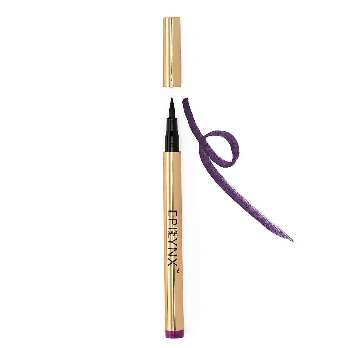 EPILYNX Long Lasting Waterproof Liquid Eyeliner with Precision Tip | Gluten and Allergen Free, Vegan Eyeliner Pencil |2mL| Purple by Dr. Liia