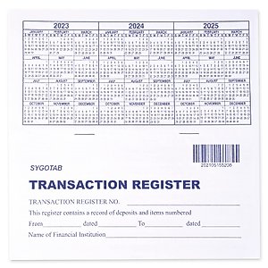 6PCS Check registers for Personal Checkbook, Upgrade Checkbook Register and transactions Ledgers.