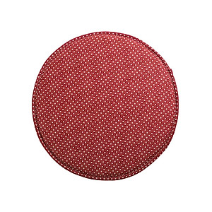 JINGXIN Pack of 2 Round Stool Pad Kids Soft Sponge Seat Cushion Bar High Stool Chair Pad - Diameter 13 inch,Red Dot