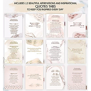 Manifestation Planner - Undated Deluxe Weekly & Monthly Life Planner to Achieve Your Goals. A 12 Month Journey to Increase Productivity, Organizer & Gratitude Journal and Stickers