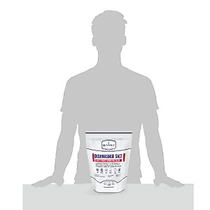 Dishwasher Salt - All-Natural Water Softener Salt for a Clean Finish - Compatible with Bosch, Miele, Thermador, Whirlpool Dishwashers and More - Food-Grade Coarse Sea Salt (5 lb Bag) - Sea Salt Superstore