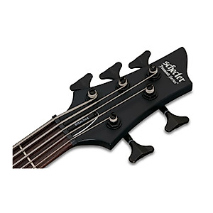 Schecter Stiletto Stealth - Satin Black, 5-String