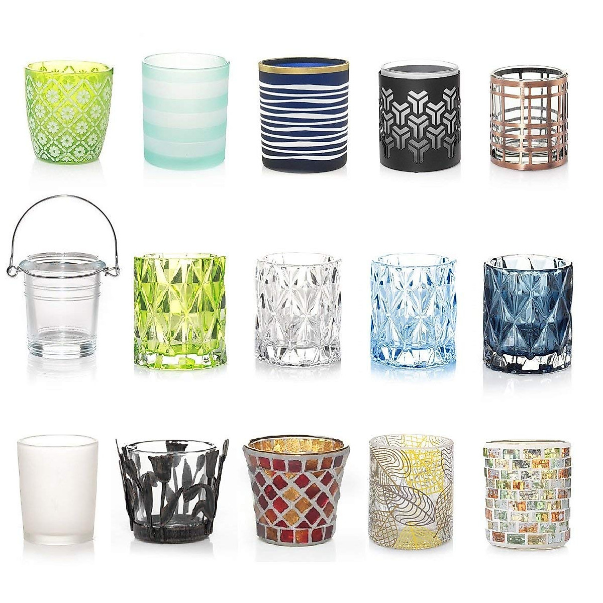 Yankee Candle 8 Assorted Votives + FREE Votive Holder Variety Theme (Random)