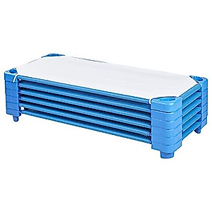 Daycare Sheets- Pre-School Cot Sheet, Children's Naptime Mat Sheet, White Breathable Soft 22 X 54 inch Pack of 6- Cot Fitted Sheet for Boys and Girls Standard Daycare Cot Sheets