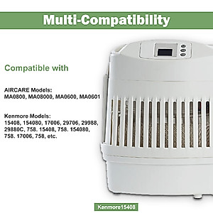 Future Way MAF2 Humidifier Filter Compatible with AIRCARE MA0800, Kenmore 15408 Humidifier, 3-Pack