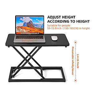 biueus Height Adjustable Standing Desk Converter