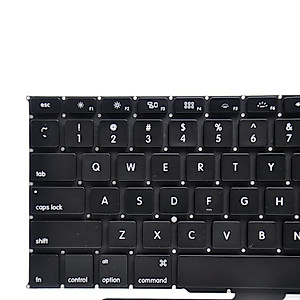 Padarsey New Replacement US Layout Backlit Keyboard Compatible for MacBook Pro 15" A1398 2013 2014 2015 Retina W/Screws(Please Confirm Your Your Keyboard Layout is US Layout!)