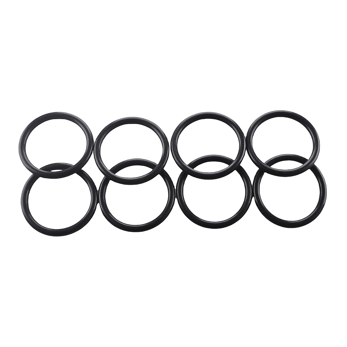 (8 Pack) O-Ring Fits Plunger O-Rings for T&S Brass 010389-45 Plunger Rubber O-Ring for 3-Tier Sink Wastewater Drain Valve Twist Rubber Stopper Oring