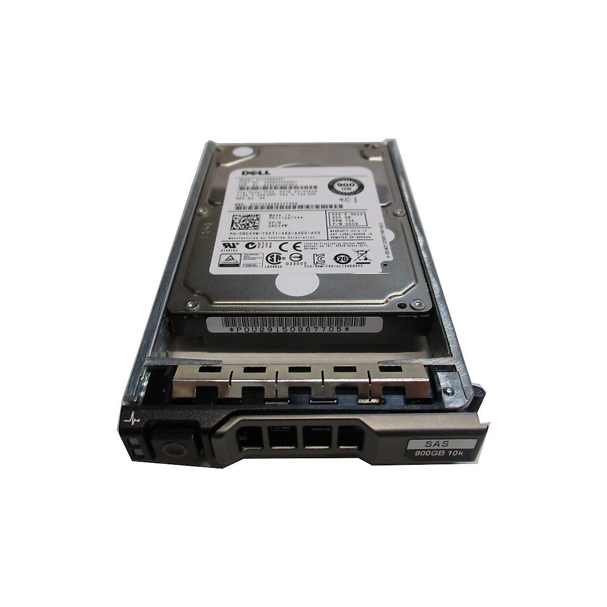 DELL 900GB 10K 6G 2.5IN SAS HDD RC34W (Renewed)