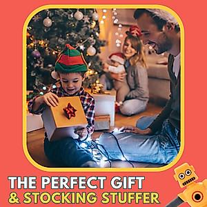 nutty toys Sensory Robot Toys 4pk - Top Pop Tubes Fidget Toy 2024 for ADHD Autism Ages 3 4 5 6 7 8 9 10, Best Kids Travel Toy Gifts Idea, Unique Christmas Tween, Toddler, Girl & Boy Stocking Stuffers