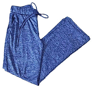 SMIDOW Black Capri Pants for Women Petite Womens Flare Yoga Pants with Pockets High Waist Loose Comfy Bootcut Workout Gym Leggings Plus Size Lounge Trousers