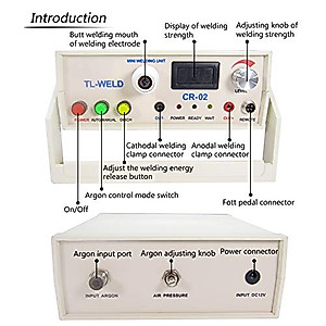 MXBAOHENG TL-WELD Thermocouple Welding Machine Thermocouples Butt Welder Temperature Wire Touch Welder 100V-240V