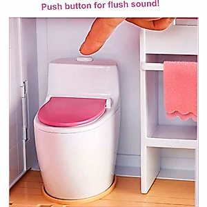 Barbie Dreamhouse, Doll House Playset with 70+ Accessories Including Transforming Furniture, Elevator, Slide, Lights & Sounds (Amazon Exclusive)