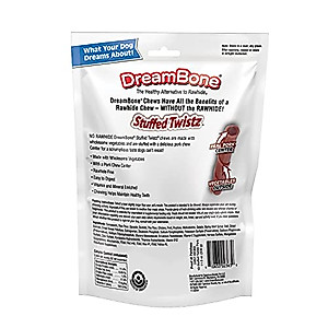 DreamBone Stuffed Twistz 10 Count, Rawhide-Free Chews