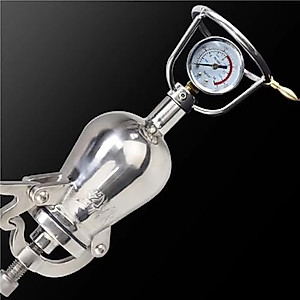 Hot Air Popcorn Machine, High Pressure Popcorn Maker, Chinese Stainless Steel Fire Heating Popcorn Popper,for Family Gathering Party Fun,268ml