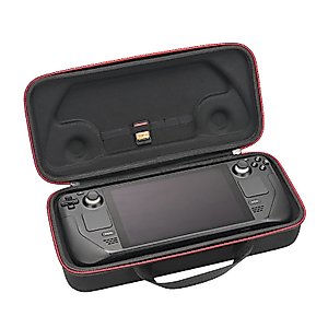 RLSOCO Carrying Case for Steam Deck & Steam Deck OLED, Protective Case for Steam Deck Console, Steam Dock, AC adapter, SD Card (Case Only)