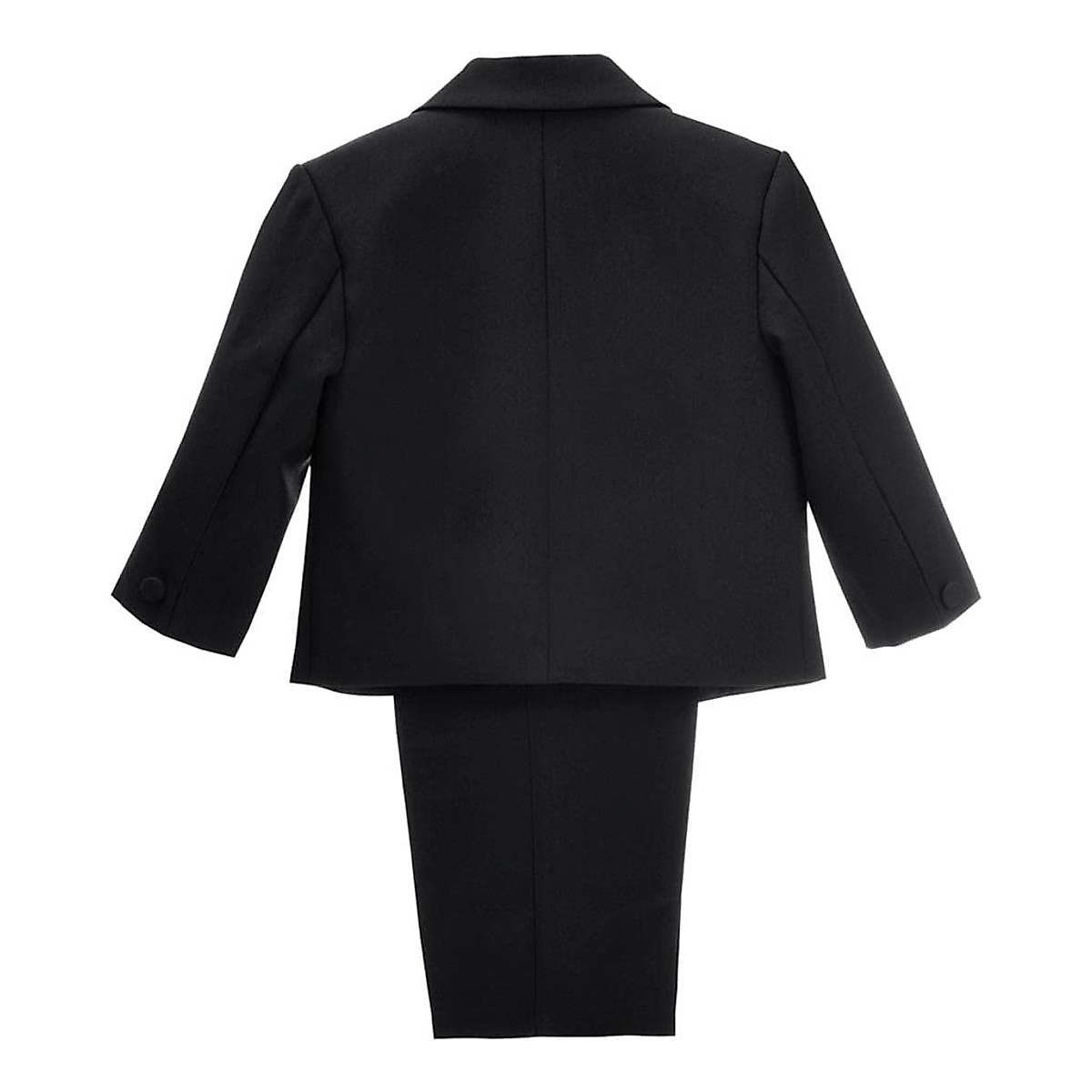 Dressy Daisy Baby Boy' 5 Pcs Set Formal Tuxedo Suits No Tail Wedding Christening Outfits Size 18 Months Black, 057