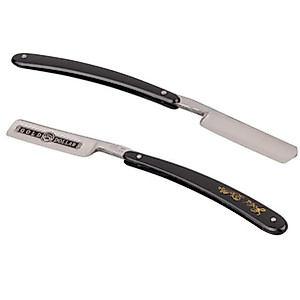 FOMIYES Womens Razors Womens Razors 3pcs66 Steel Barber Manual for Men Shaving Classic Mens Professional Straight Razor Salon Single Gold Shaver Black+ Women's Razors Womens Razor