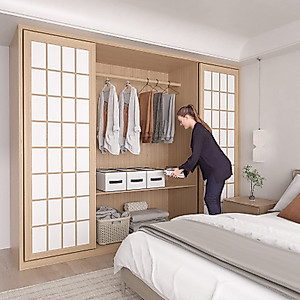 Bosuelife 3 Pack Wardrobe Clothes Organizer for Jeans Sized 0-10, 8 Compartments Waterproof Mesh Closet Organizer, Dimension 15-3/4" x 9-1/2"x 8" (Compartment width: 2")