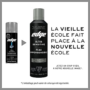 Edge Ultra Sensitive Skin Unscented Shaving Gel, 198g