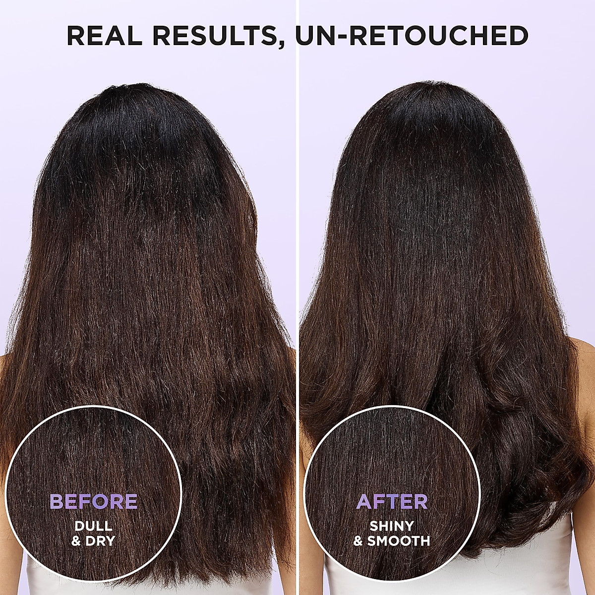 L'Oreal Paris Sulfate Free Glossing Shampoo and Conditioner Set with Hair Treatment, Intensifies Hair Shine & Smoothness, pH Balanced Vegan Hair Care, EverPure, 8.5 Fl Oz