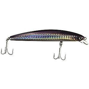 Daiwa Salt Pro Minnow Purple Back Silver Floating Lure