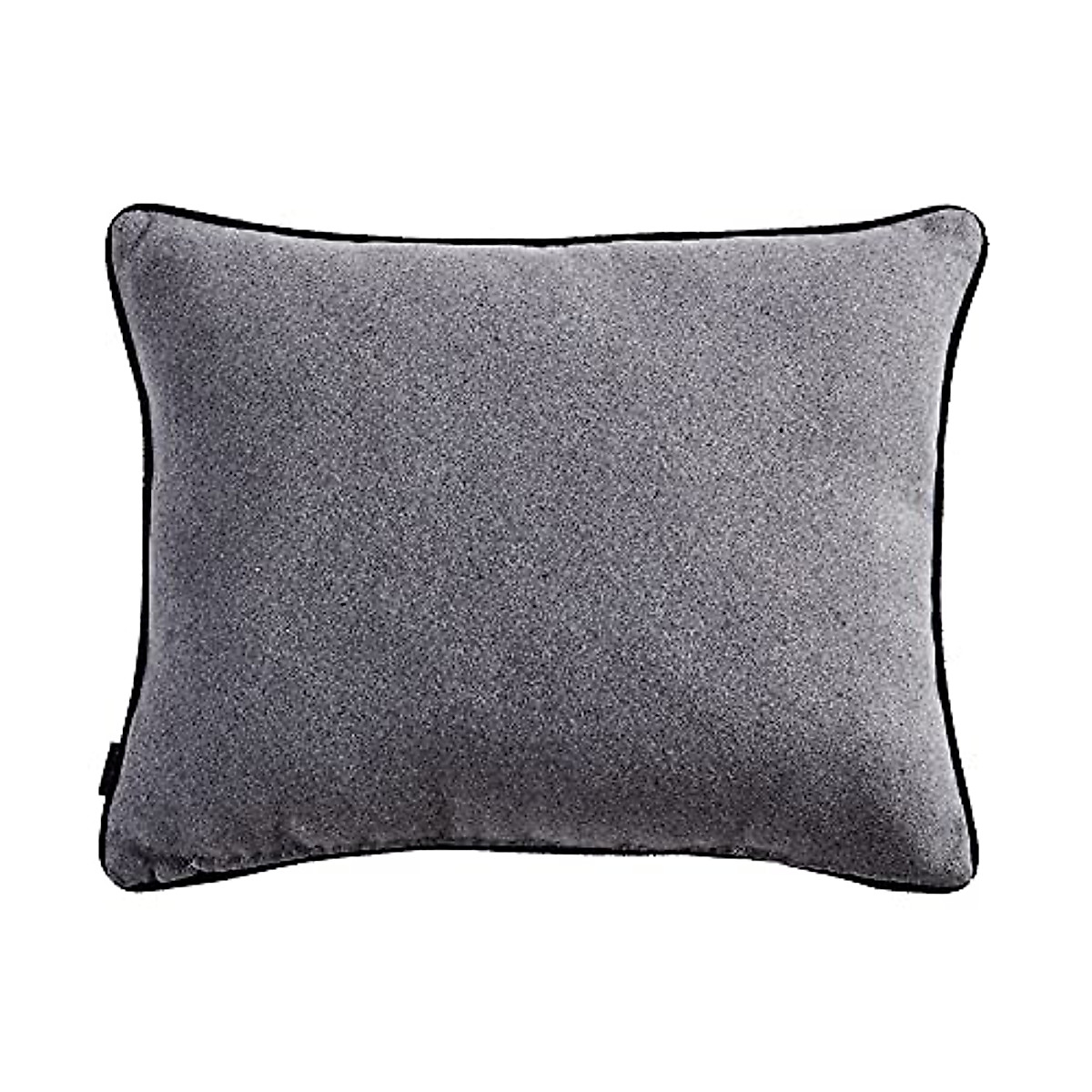 Eddie Bauer Home Throw Pillow with Zipper Closure, Perfect Home Decor for Bed or Sofa, 16" x 20", Elk Charcoal/Black