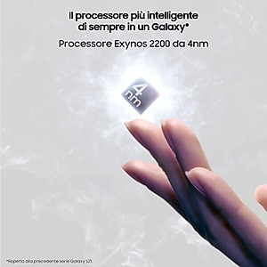 SAMSUNG Galaxy S22 5G SM-S901B/DS 128GB 8GB Dual SIM Factory Unlocked GSM Smartphone - International Version (Phantom Black)