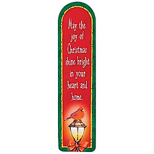 Christmas Greetings Bookmarks Set of 6 - Each Measures 6" Long x 1 1/2" Wide