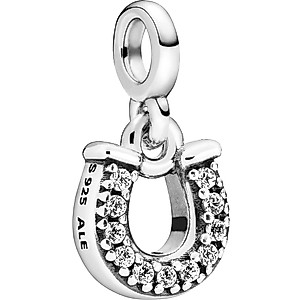 PANDORA My Lucky Horseshoe 925 Sterling Silver Charm - 798379CZ