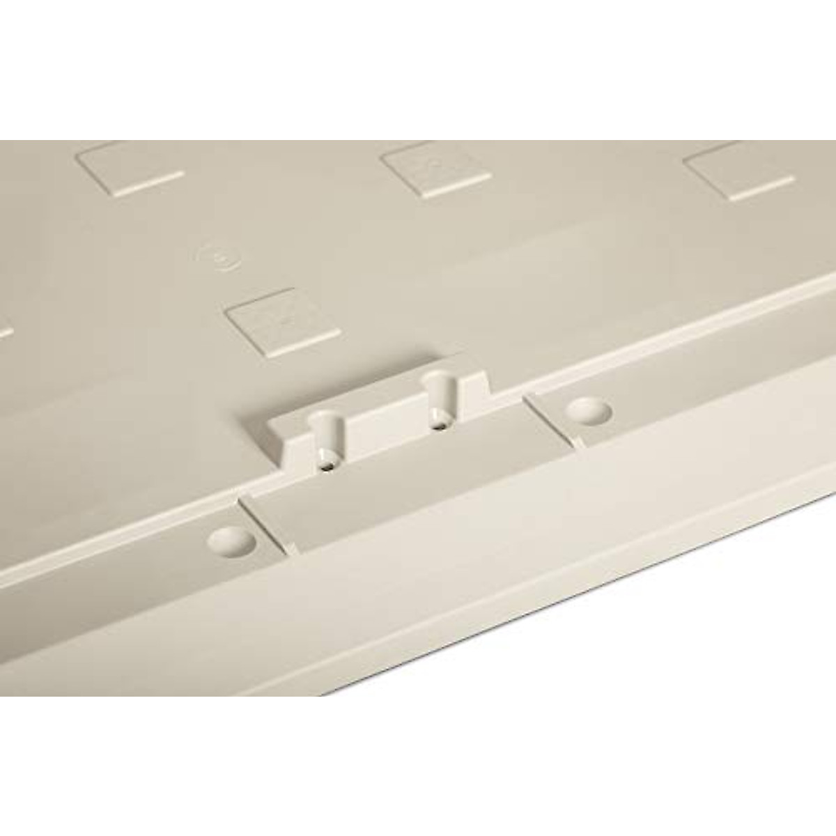 Toomax Stora Way All-Weather Outdoor Horizontal 4.25' x 2.5' Storage Shed Cabinet for Trash Can, Garden Tools, & Yard Equipment, Taupe Gray/Anthracite