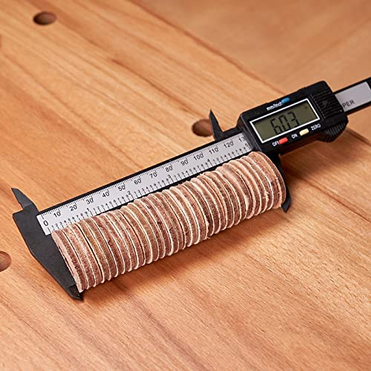 6" Inches Cowhide Leather Handle Washers for Knives and Other Tools - Oval - 1.56 x 1.25 x 0.2 Inches - High Griping - Durable Surfaces