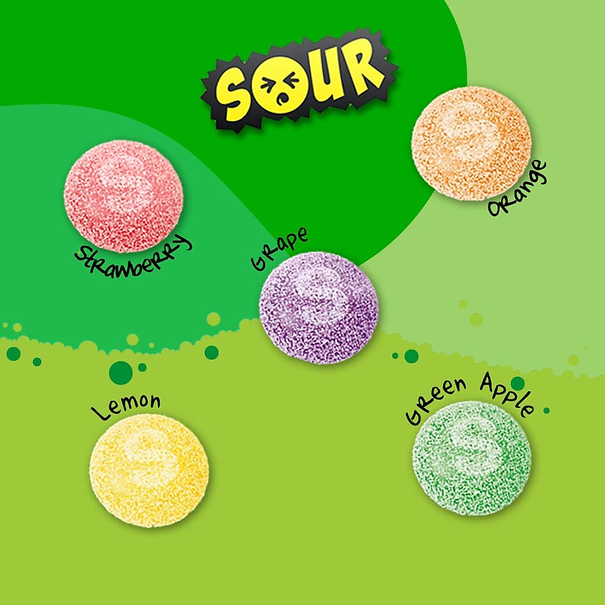 SKITTLES Sour Gummies Candy - 5.8oz bag (Pack of 2)