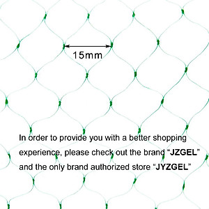 Bird Netting for Garden, 13Ft x 33Ft Green Anti Bird Protection Net, Plant Tree Netting for Protecting Fruit and Vegetables with 50 Ties and 20 Tacks