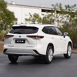 Models Vehicle Replica Car 1 18 Fit for Toyota Highlander 2021 SUV Simulation Scale Car Model Steel Diecast Toy Vehicle Collect Souvenir Collectible Gift 2023 2024