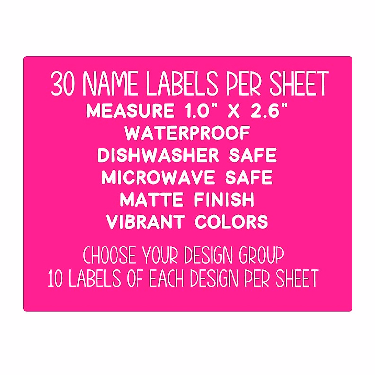 Boy Name Labels (30 Count) for Daycare, School Supplies and Camp. Waterproof DIshwasher Safe Personalized Stickers for Kids in Vide Gamer Theme