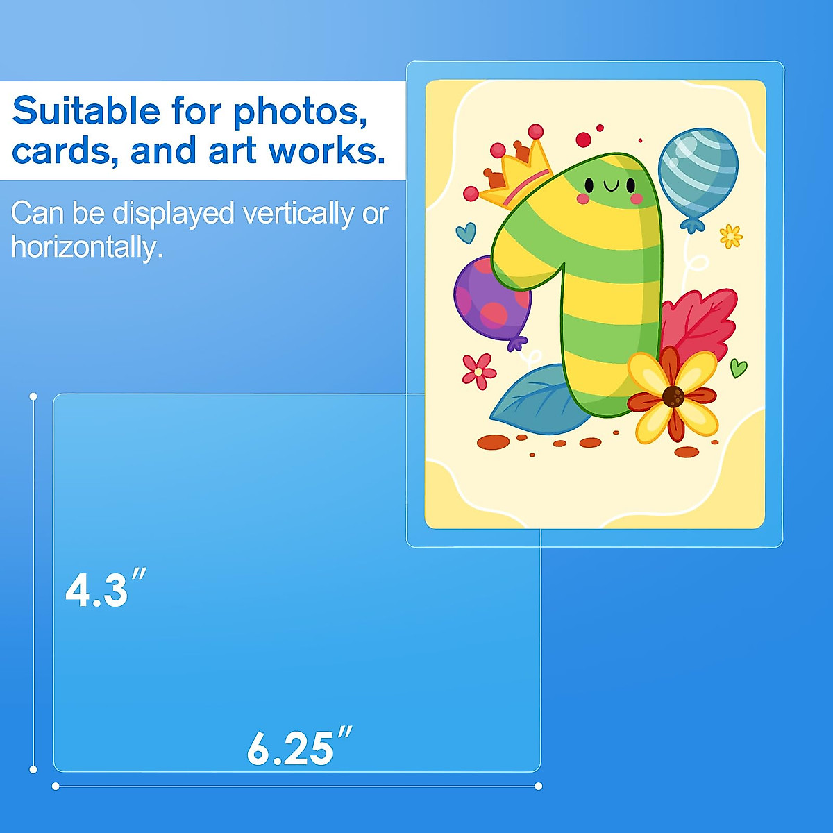 KTRIO Thermal Laminating Sheets, Hold 4 x 6 inch Photo Laminating Pouches, 5 Mil Clear Lamination Paper Protection 4.3 x 6.25 inch, Round Corner, 100 Pack