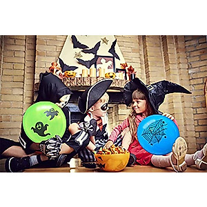 18pcs Halloween Punch Ball Balloons Party Favors for Kid Halloween Treats 18 inch Large Punching Balloons Goodie Bag Filler Party Game Supplies