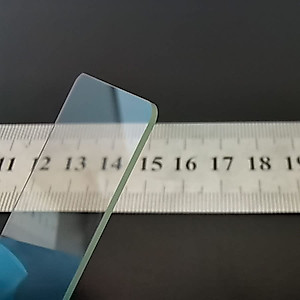 Qunguan ITO Coated Conductive Glass 25×75mm Cover Slides superconducting Thickness 0.7mm Low Resistance <10 ohm/sq 13 Pcs