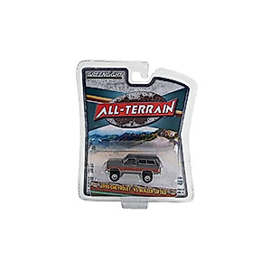 ModelToyCars 1990 Chevy K5 Blazer 1500 Lifted, Gray - Greenlight 35230D - 1/64 Scale Diecast Car